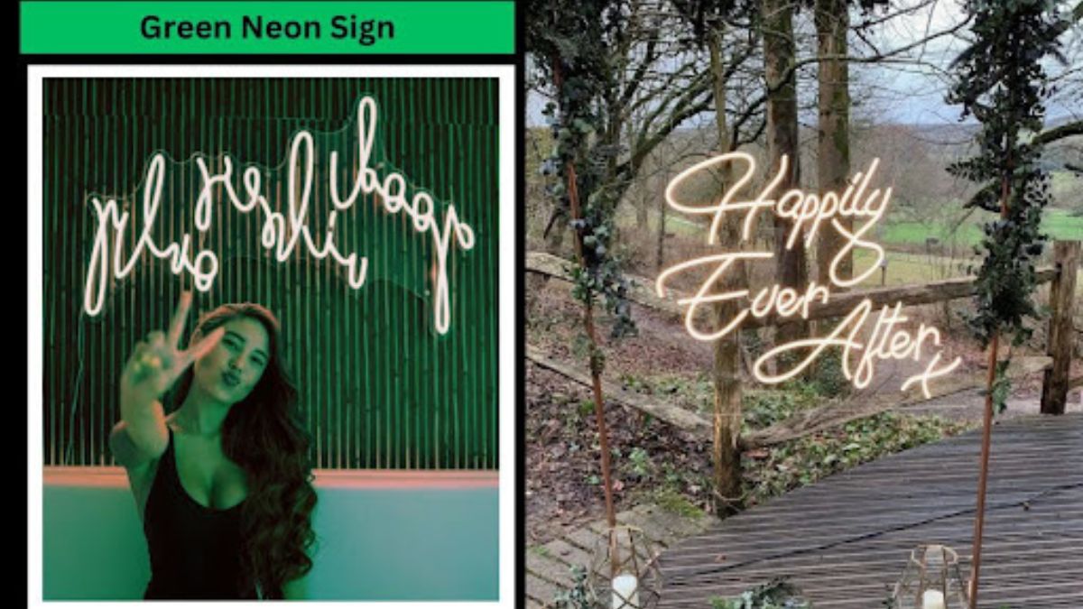 Green Neon Sign Uses In Festive Decorations and Celebrations