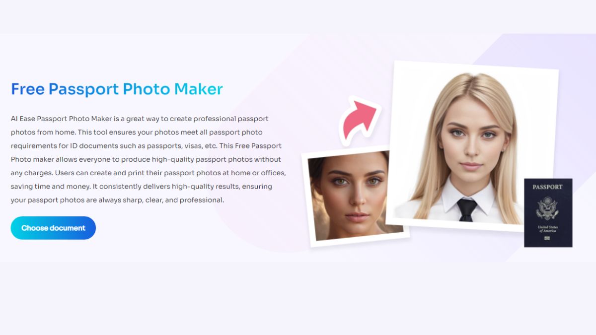 Discover the Free, Quick, and Easy Passport Photo Maker by AI Ease